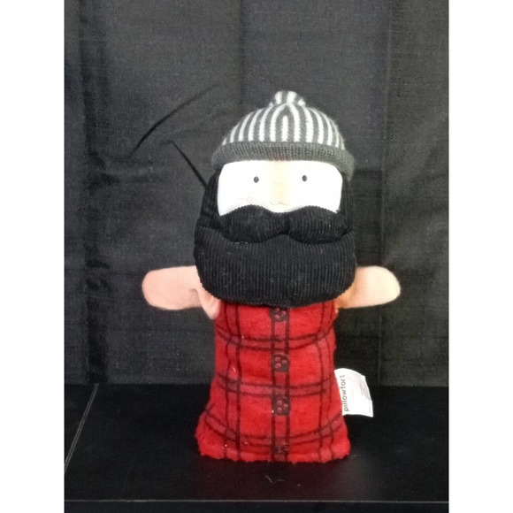 Pillowfort | Toys | Pillowfort Lumberjack Hand Puppet Red Black Plaid ...